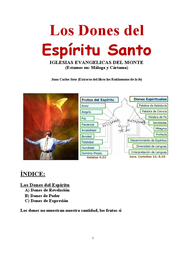 Los Dones Del Espiritu Santo | PDF | María, madre de Jesús | Jesús