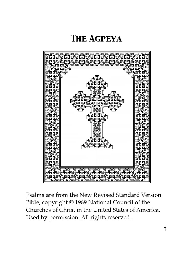 Agpeya | God The Father | Mary, Mother Of Jesus