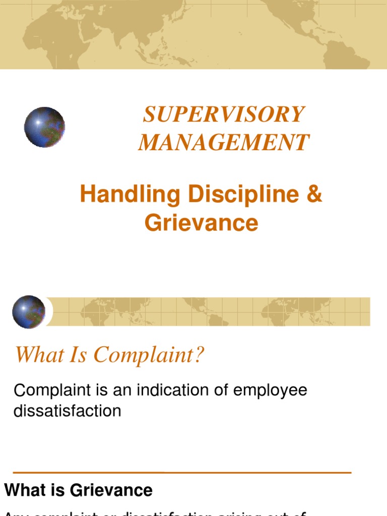 Discipline & Grievance Course | PDF | Employment | Layoff