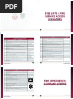 Fire Command Center - A5 | PDF | Elevator | Duct (Flow)