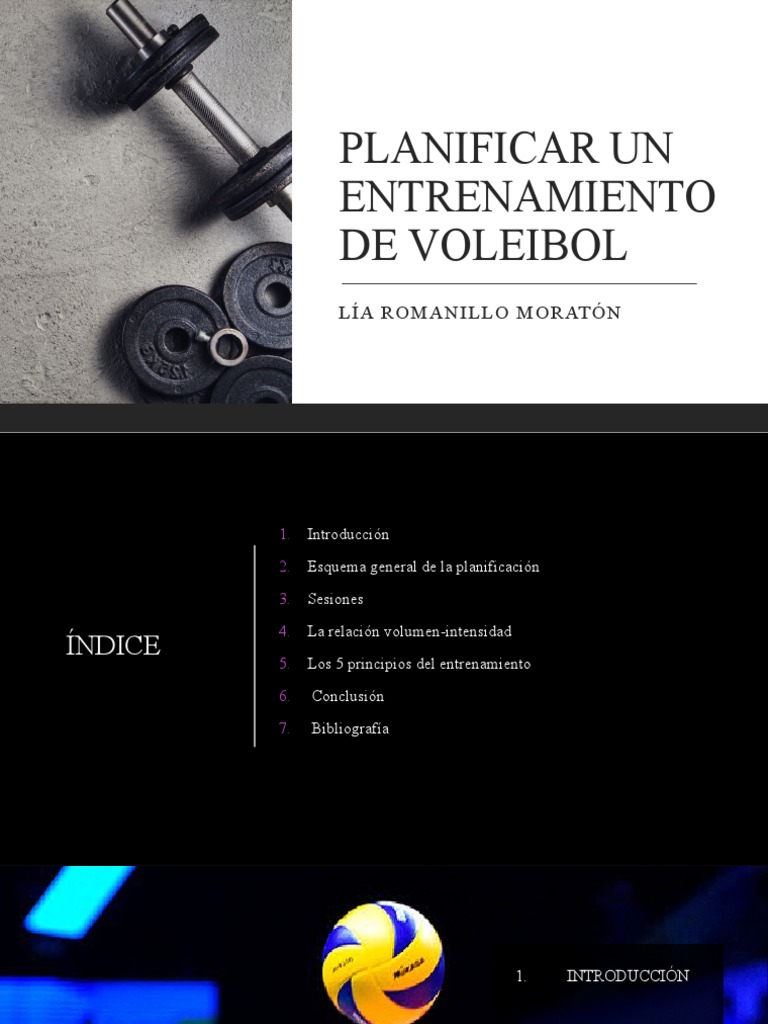 Planificar Un Entrenamiento de Voleibol | PDF