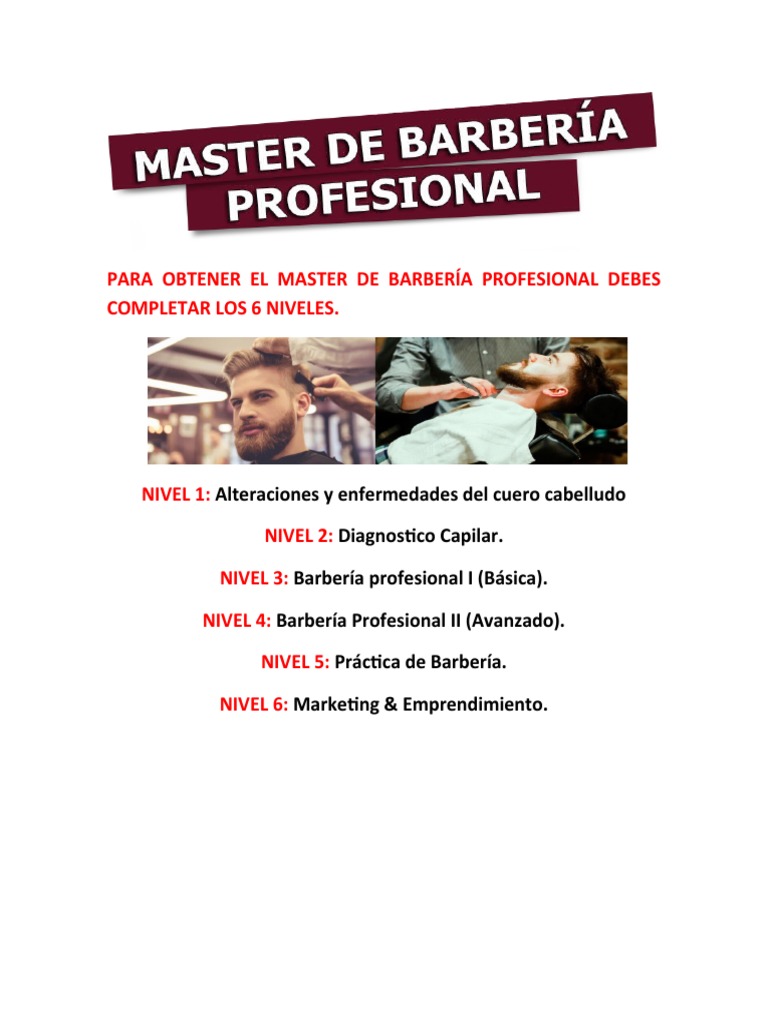 Master de Barberia Profesional | PDF