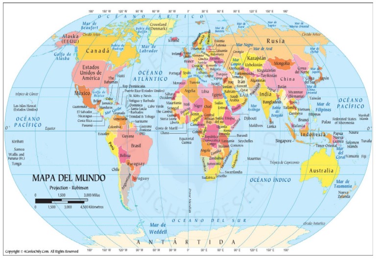 Imagen Del Mapamundi | PDF