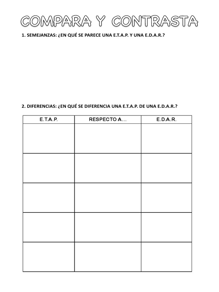 11 Compara y Contrasta | PDF | Ciencia y matemáticas | Informática