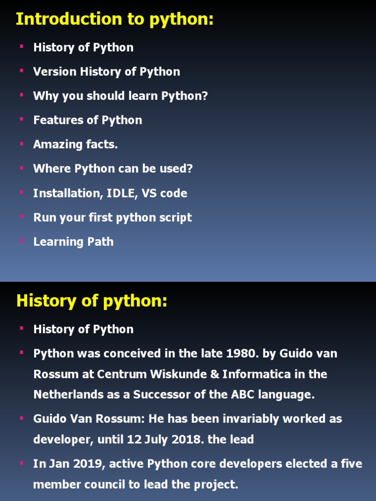 Introduction to Python: The Complete Beginner's Guide | PDF | Python (Programming Language ...