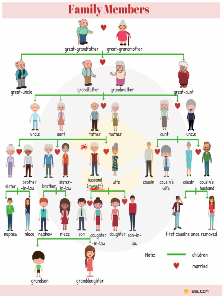 Family Members Vocab | PDF