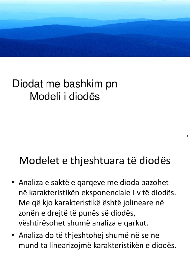 Nr. 4-Dioda, Modeli | PDF