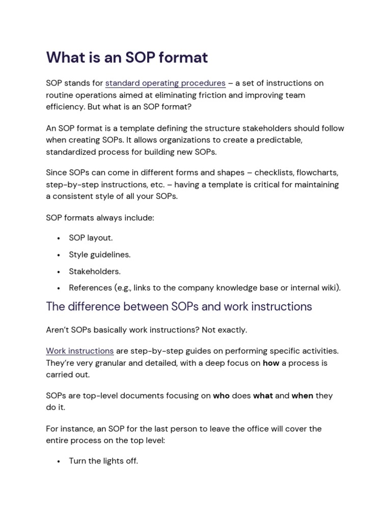 Sop 3 | PDF | Door | Human Resource Management