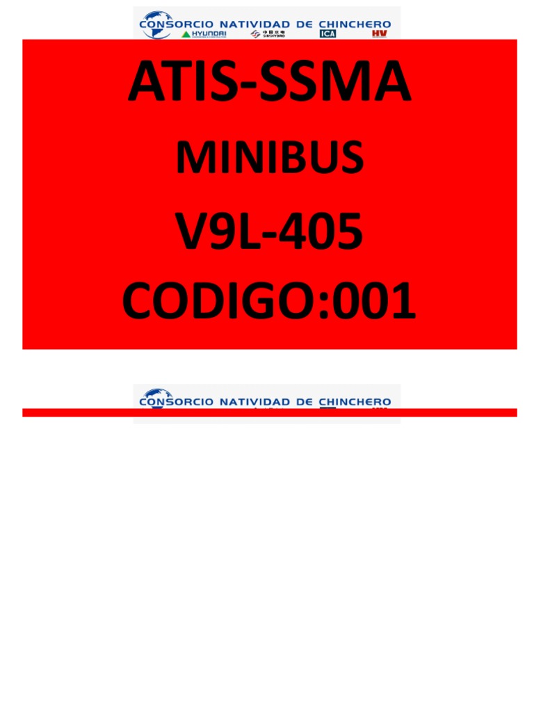 Codigo Unidades Vehiculares ATIS | PDF