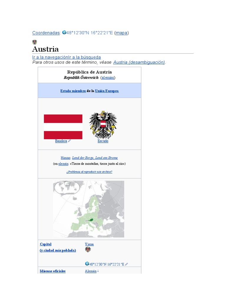 Austria | PDF | Austria