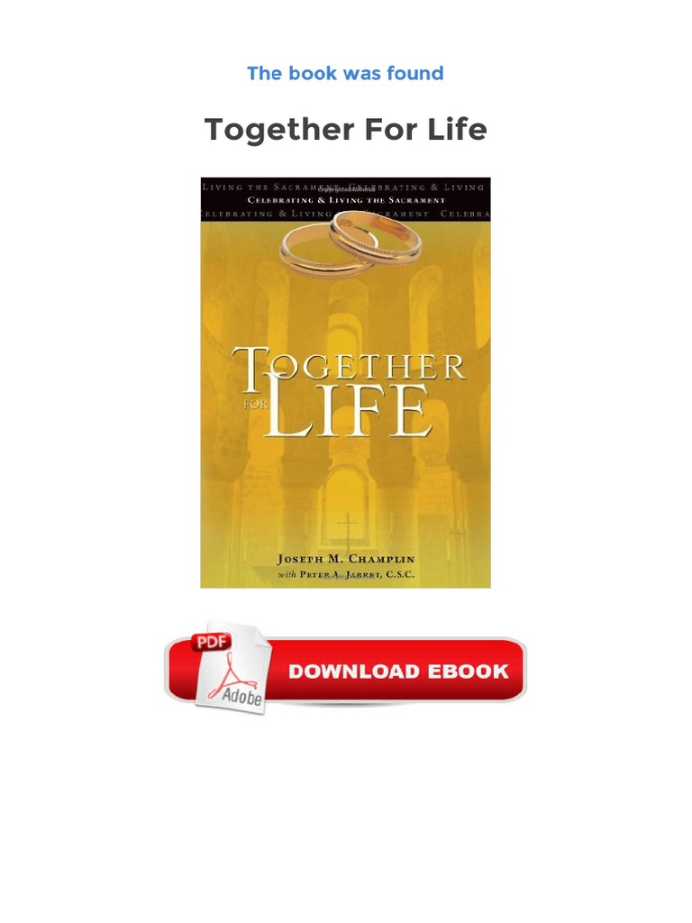 Together For Life PDF | PDF | Wedding | Mass (Liturgy)