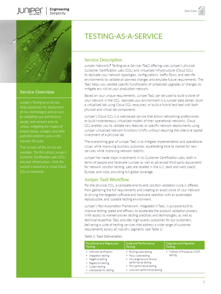 Testing As A Service | PDF | Cloud Computing | Computer Network