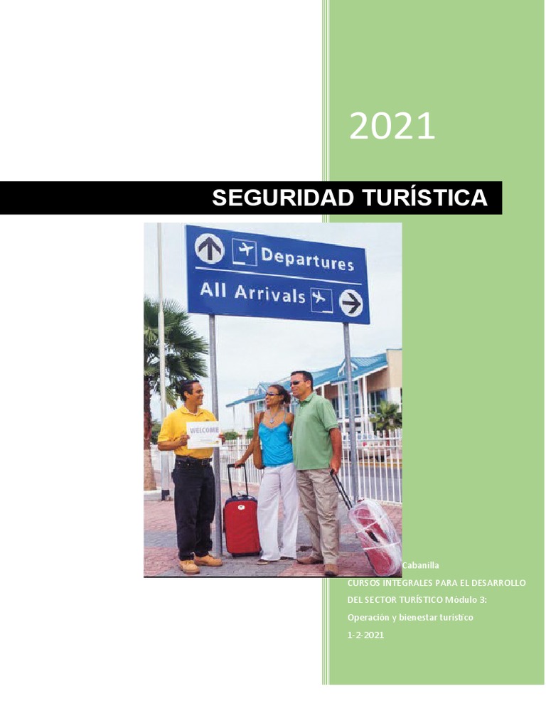 Seguridad Turística: Conceptos y Medidas | PDF | Turismo | Valores