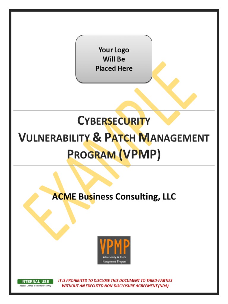Example Vulnerability Patch Management Program VPMP | PDF | Vulnerability (Computing ...