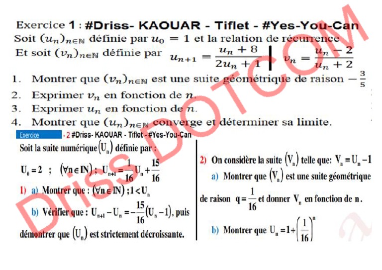 Ex 1 Et 2 Driss Dotcom | PDF