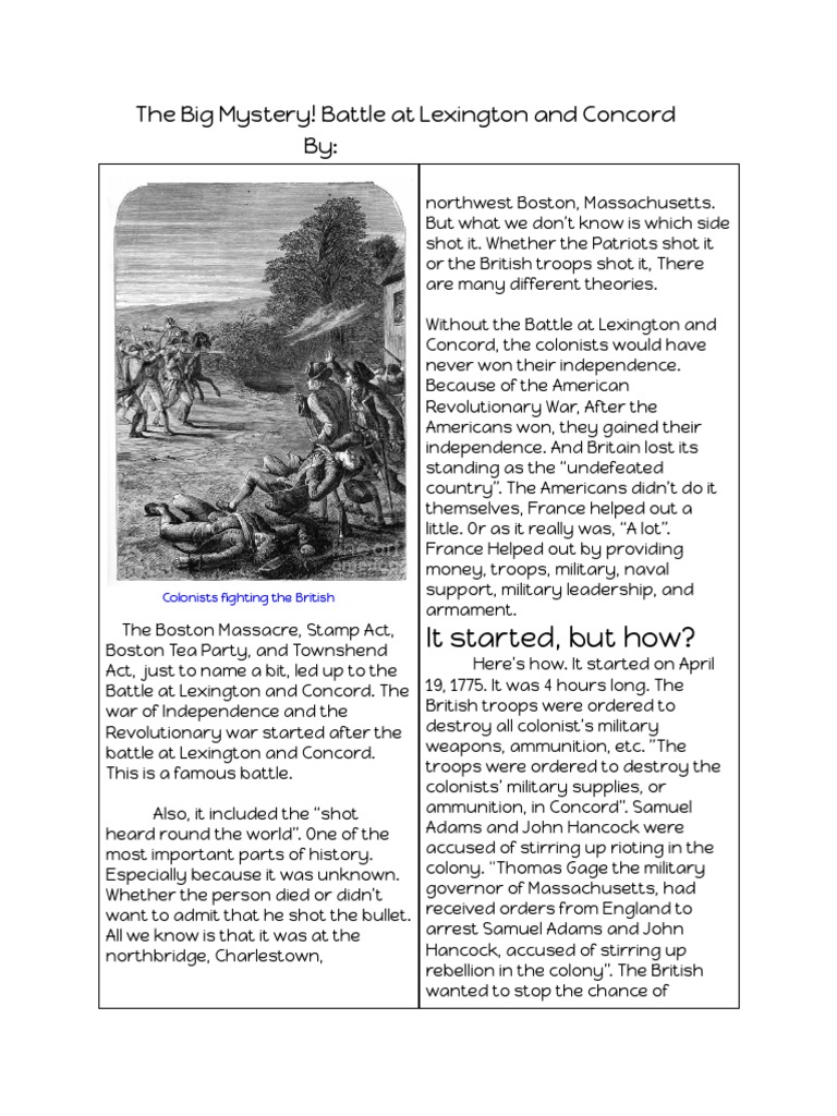 The Boston Tea Party | PDF | Colonial United States (British ...