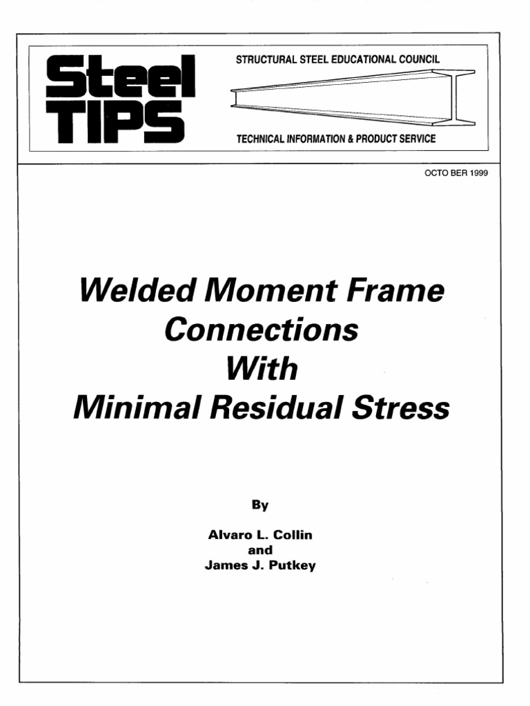Welded Moment Connections | PDF | Beam (Structure) | Column