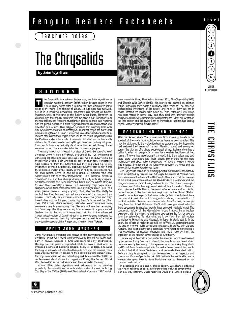 The-Chrysalids Worksheet | PDF