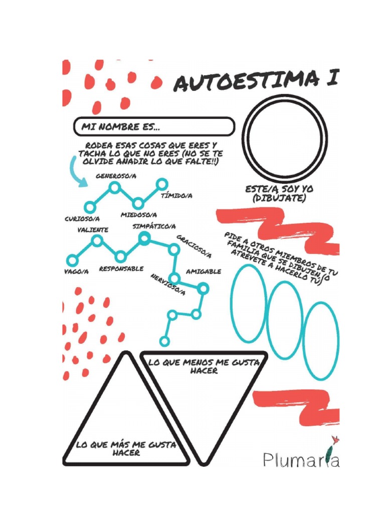 Actividad de Autoestima | PDF