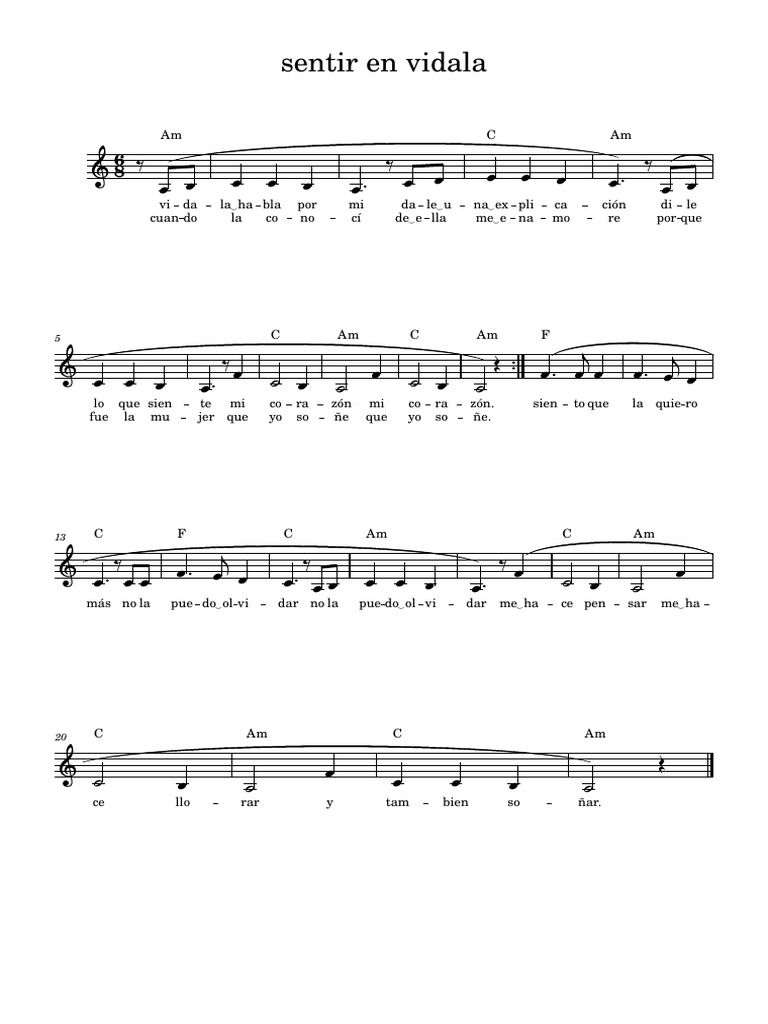 Sentir en Vidala Definitivo | PDF