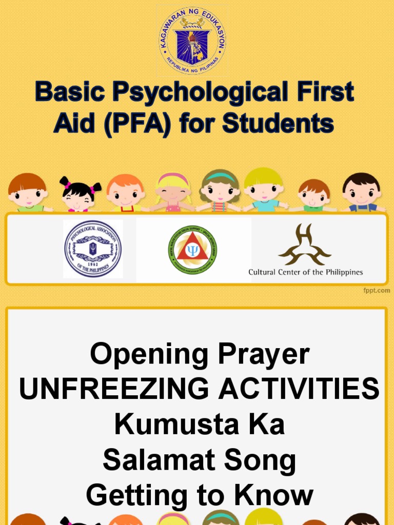 PFA For Students | PDF | Psychology | Psychological Concepts