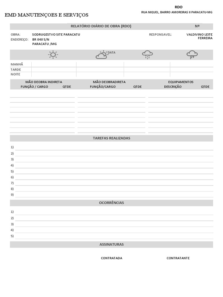 Rdo Emd Modelo | PDF