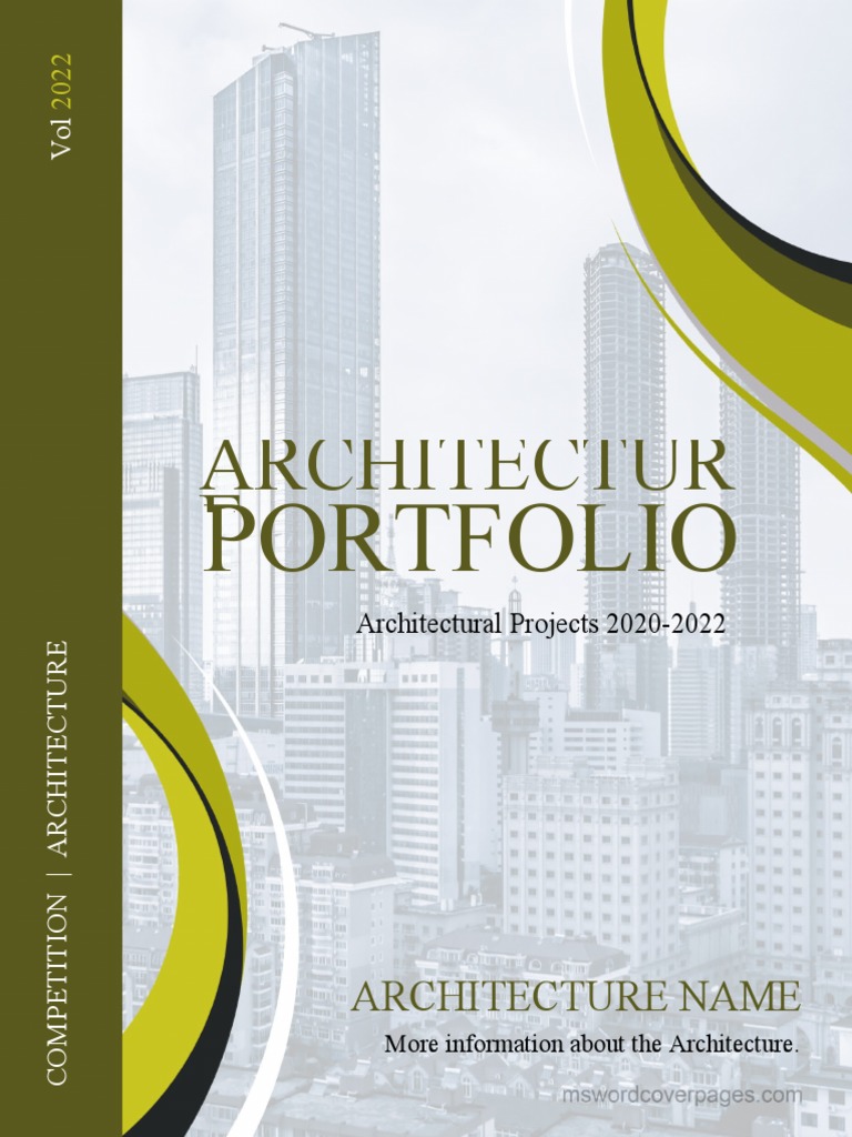 Architecture Portfolio Cover 2 | PDF | Art