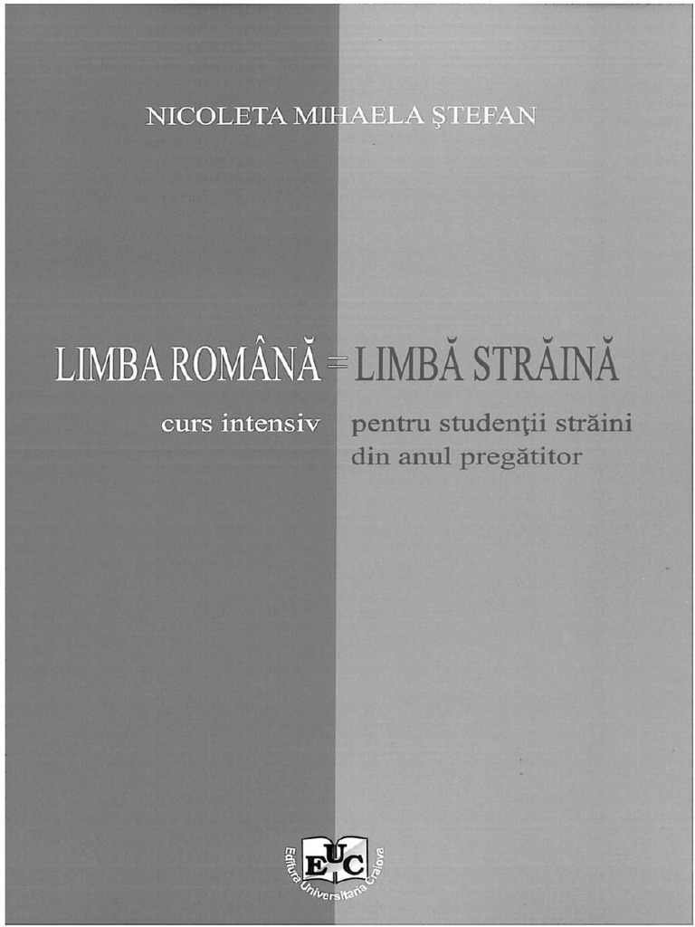 Limba-Romana Gramatica | PDF