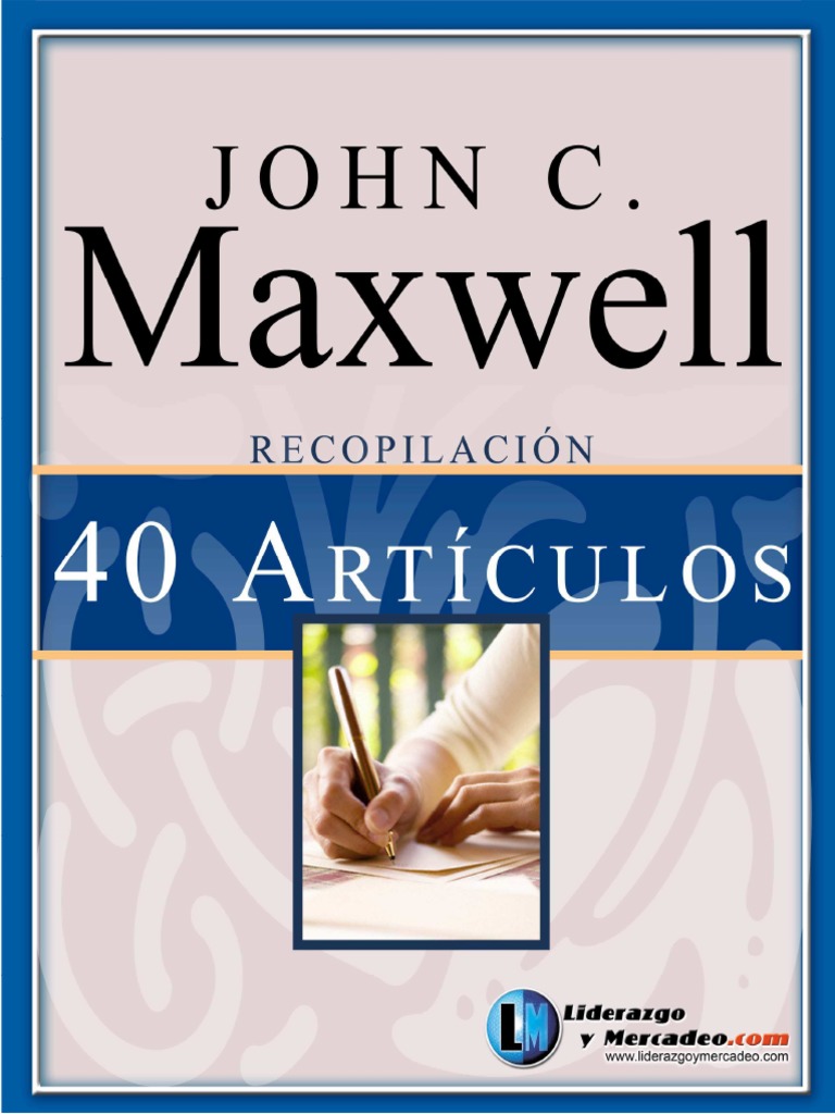 4 E Book 40 Articulos John Maxwell PDF | PDF | Computers
