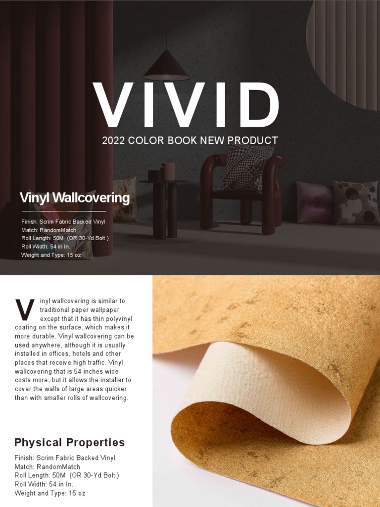 Scrim Fabric Backed Vinyl Specifications | PDF | Polyvinyl Chloride ...