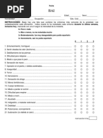 Test Hads Escala Hospitalaria - para Imprimir | PDF