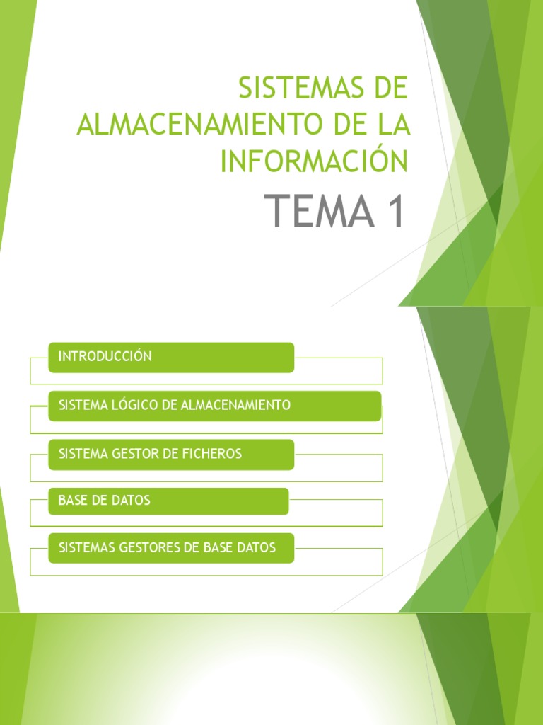 Tema 1 - Acceso A Datos (Presentaciã N) | Descargar gratis PDF | Base de datos relacional ...