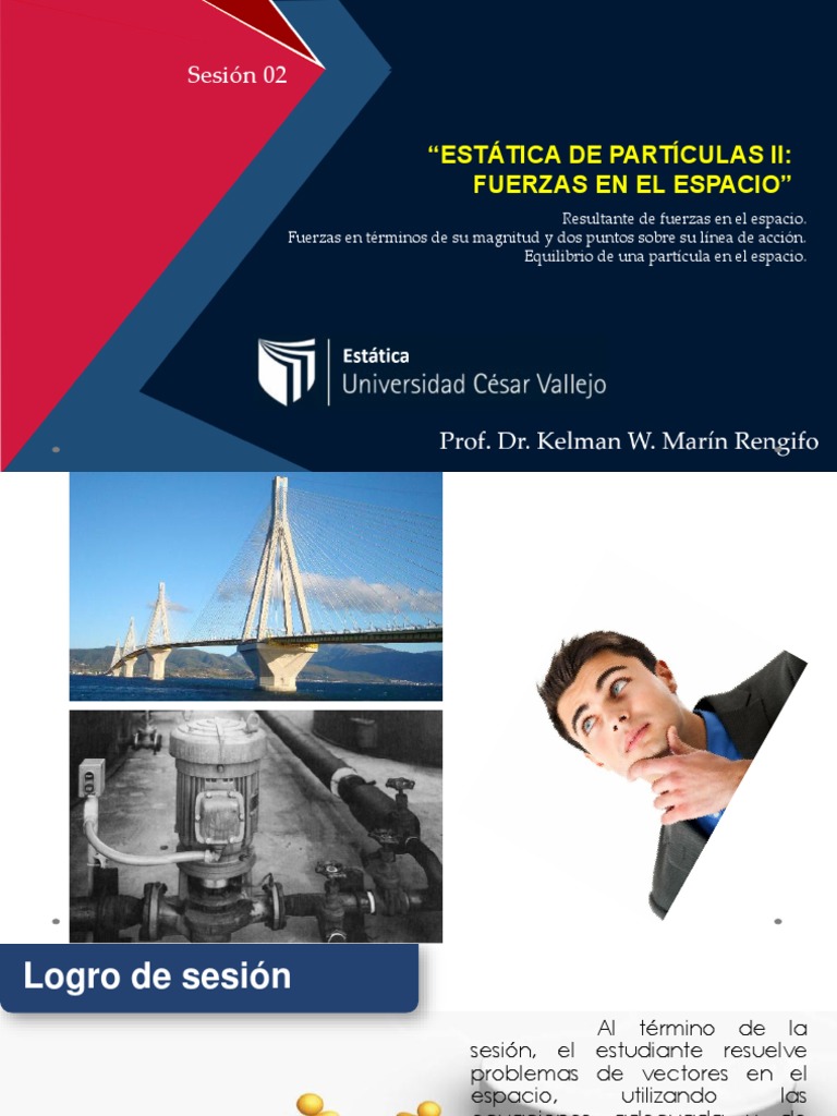 s02 Vectores en El Espacio | PDF | Vector Euclidiano | Fuerza