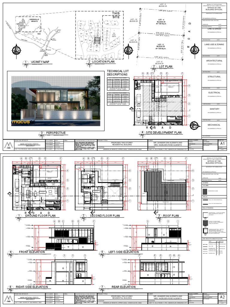 Proposed Two-Storey Residential Building | PDF