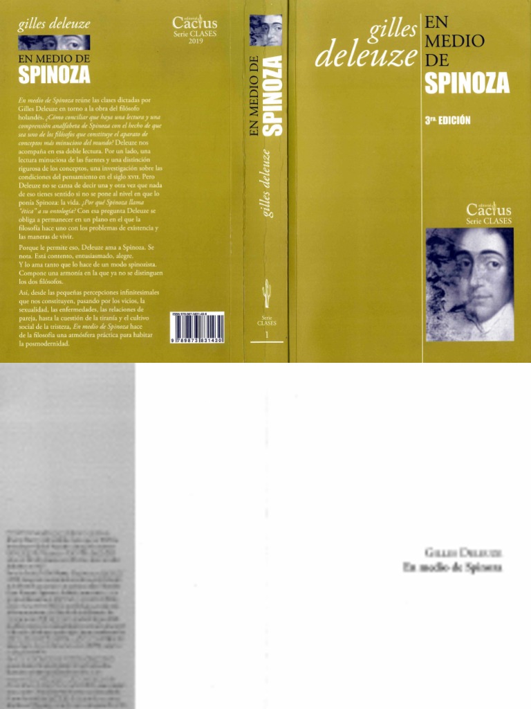 V22881-En Medio de Spinoza | PDF | Baruch Spinoza | Gilles Deleuze
