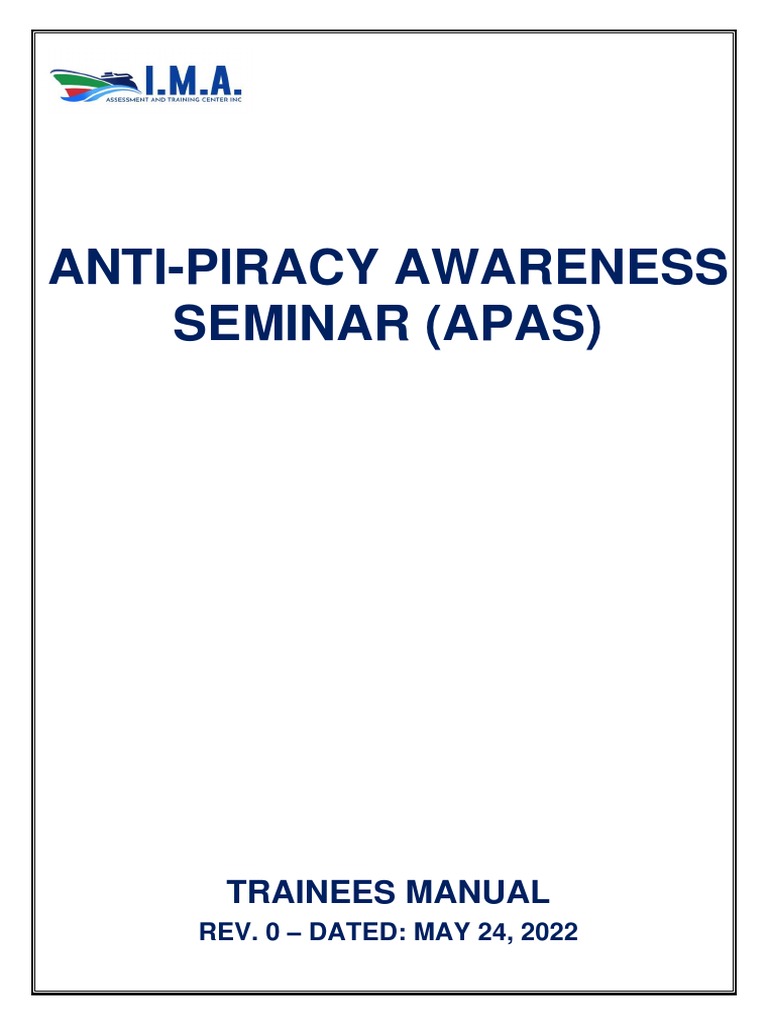 Anti-Piracy Awareness Seminar Guide | PDF | Piracy | Ships