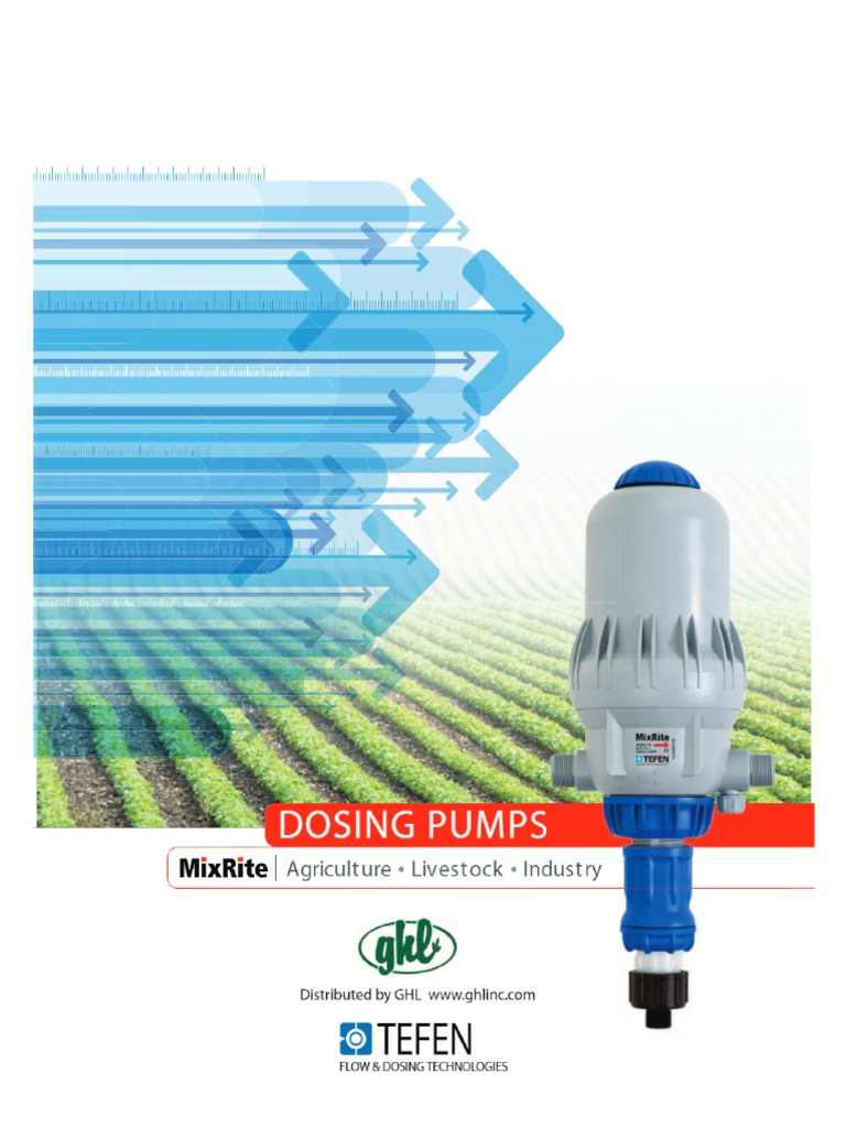 DOSING PUMPS. Distributed by GHL TEFEN FLOW & DOSING TECHNOLOGIES - PDF ...