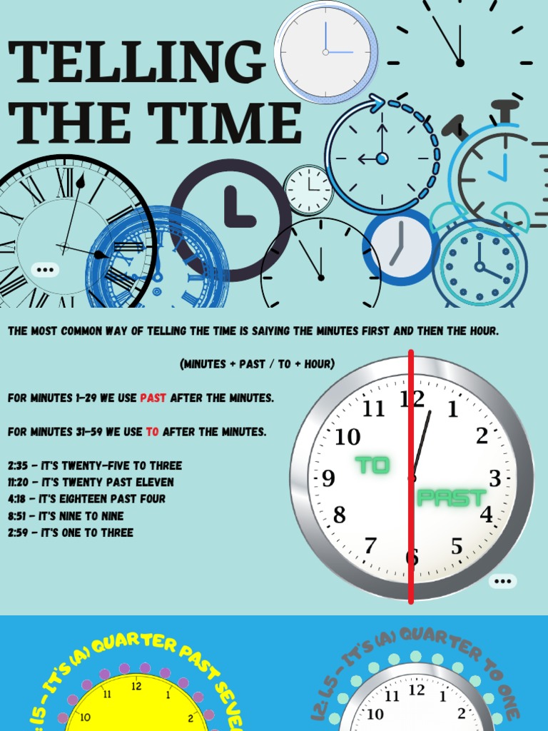 Time-Telling Basics for Beginners | PDF