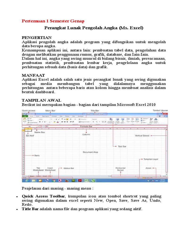 Excel p1-p4 | PDF