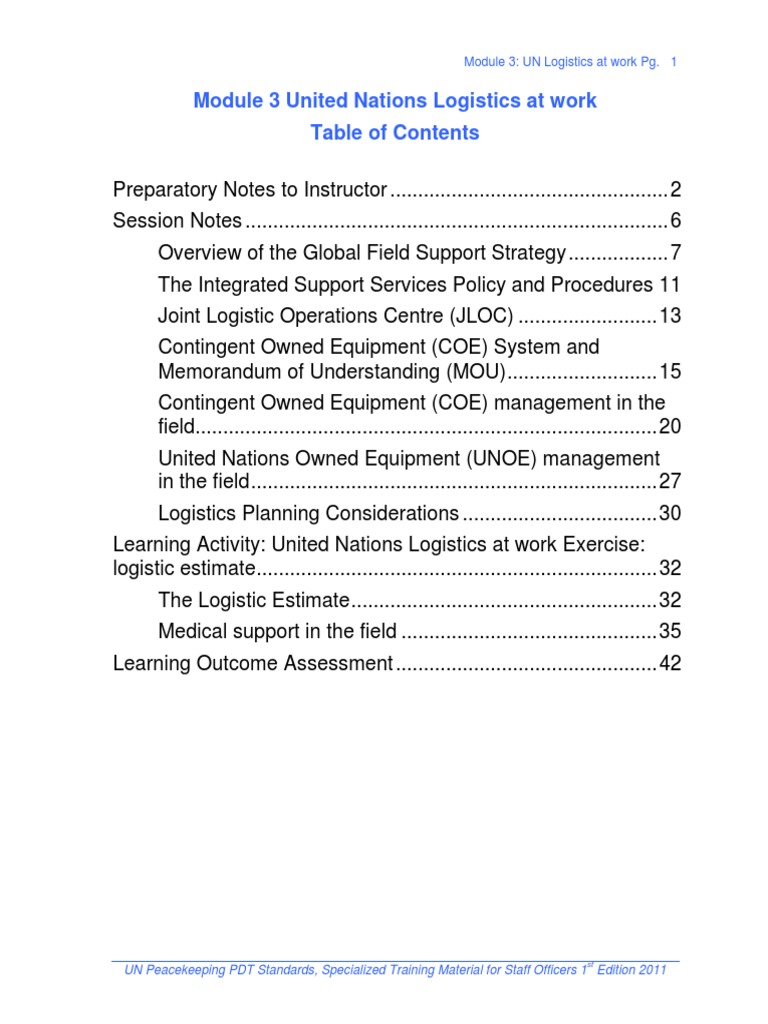 United Nations Log at Work | PDF | Peacekeeping | United Nations