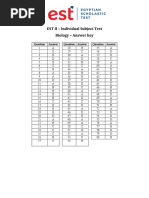 EST 1 - Math - Answer Key | PDF