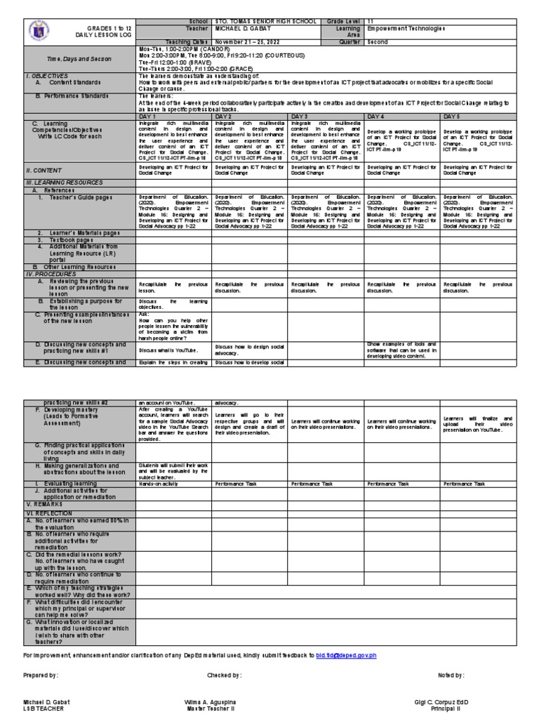 E TECH DLL 2022 Week 3 | PDF | Educational Technology | Cognitive Science