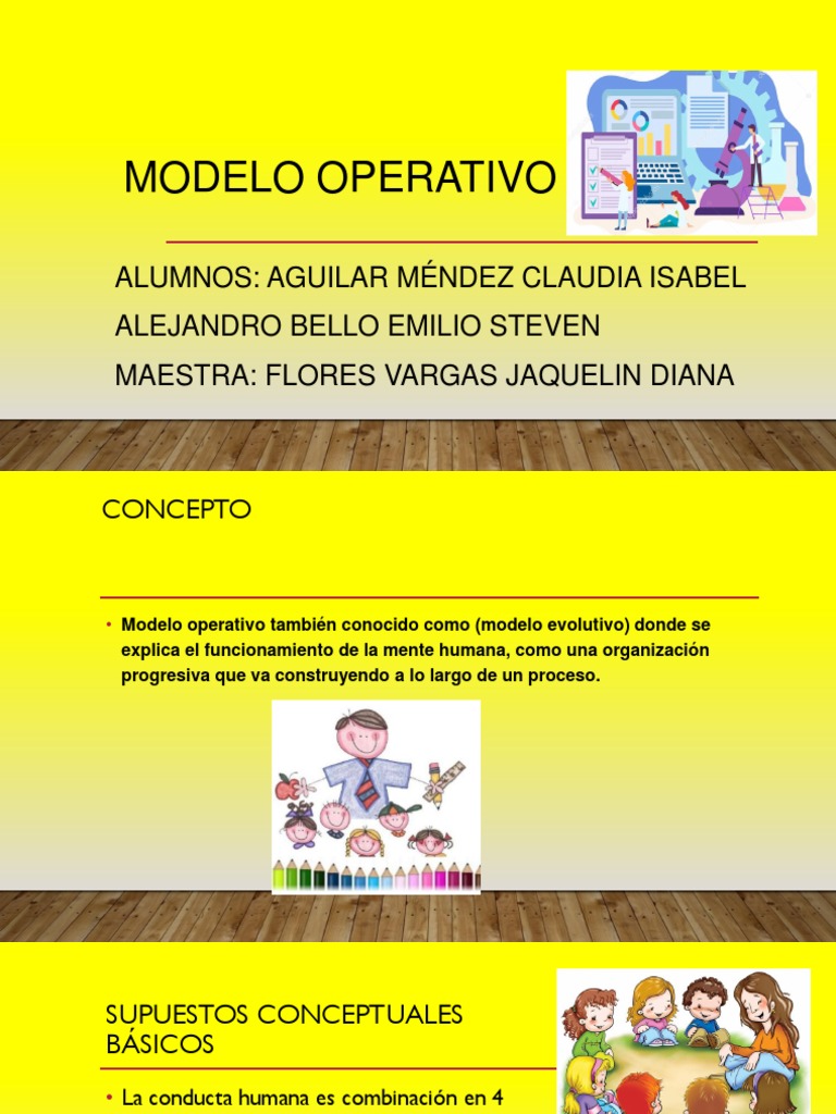 Modelo Operativo | PDF | Aprendizaje | Desarrollo cognitivo