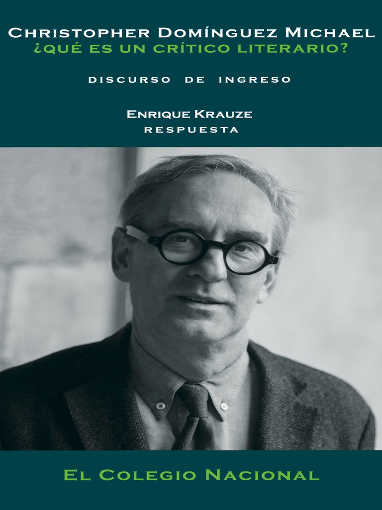 Discurso Christopher Domínguez | PDF | Crítica literaria | México