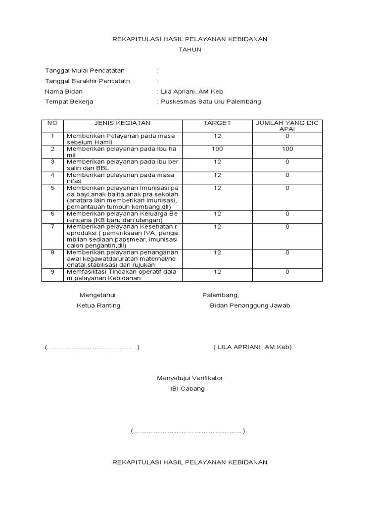 Rekapitulasi Buku Log-1 | PDF