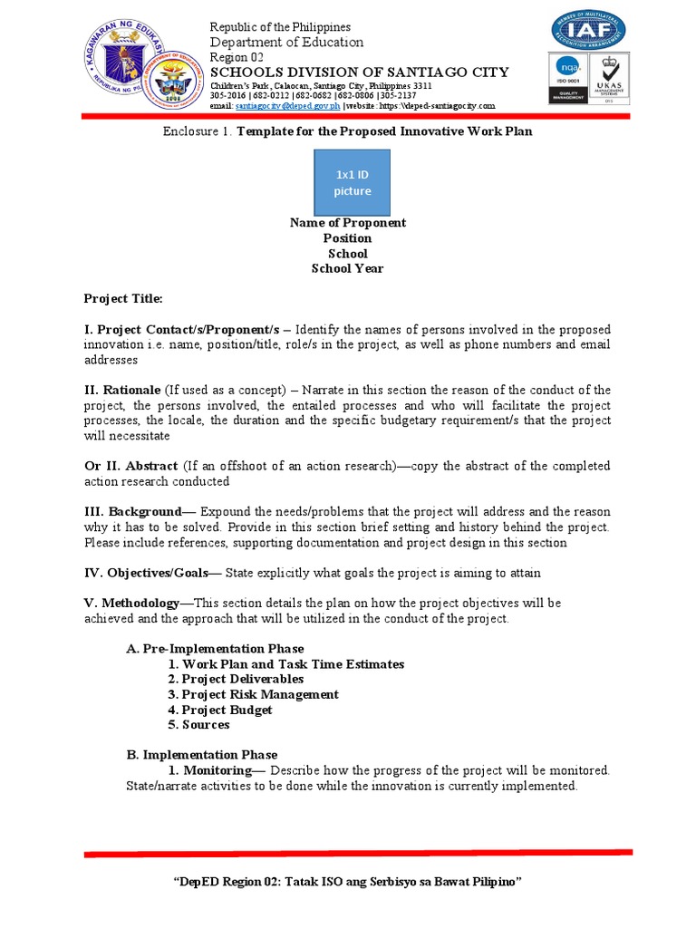 IGP Proposal and Template Guidelines | PDF | Innovation | Economies