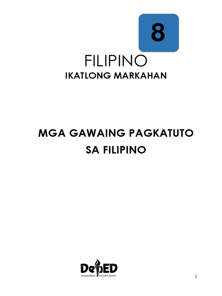 Filipino 8 LAS Quarter 3 | PDF | Communication | Cyberspace