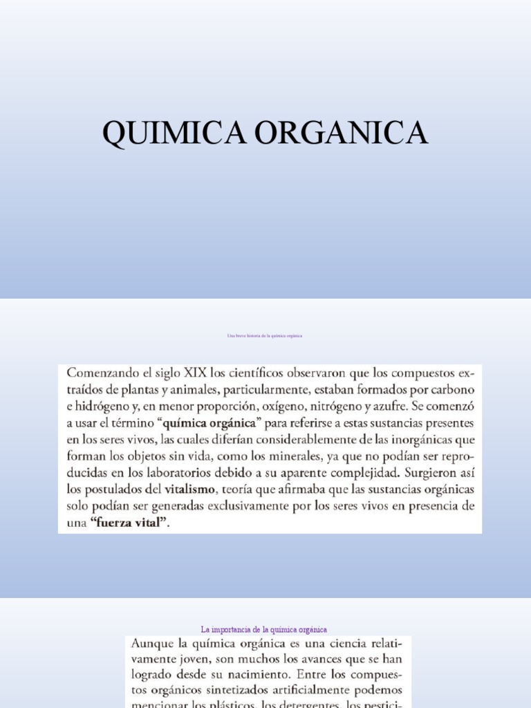 Quimica Organica | PDF