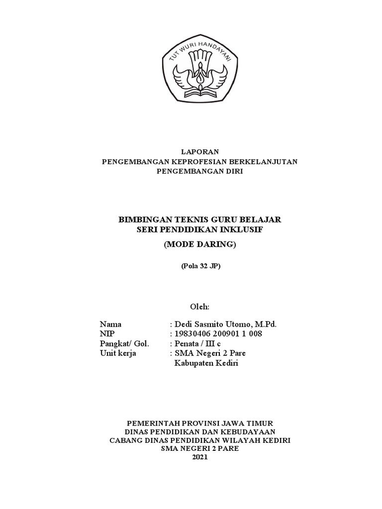 Laporan Bimtek - Inklusi | PDF