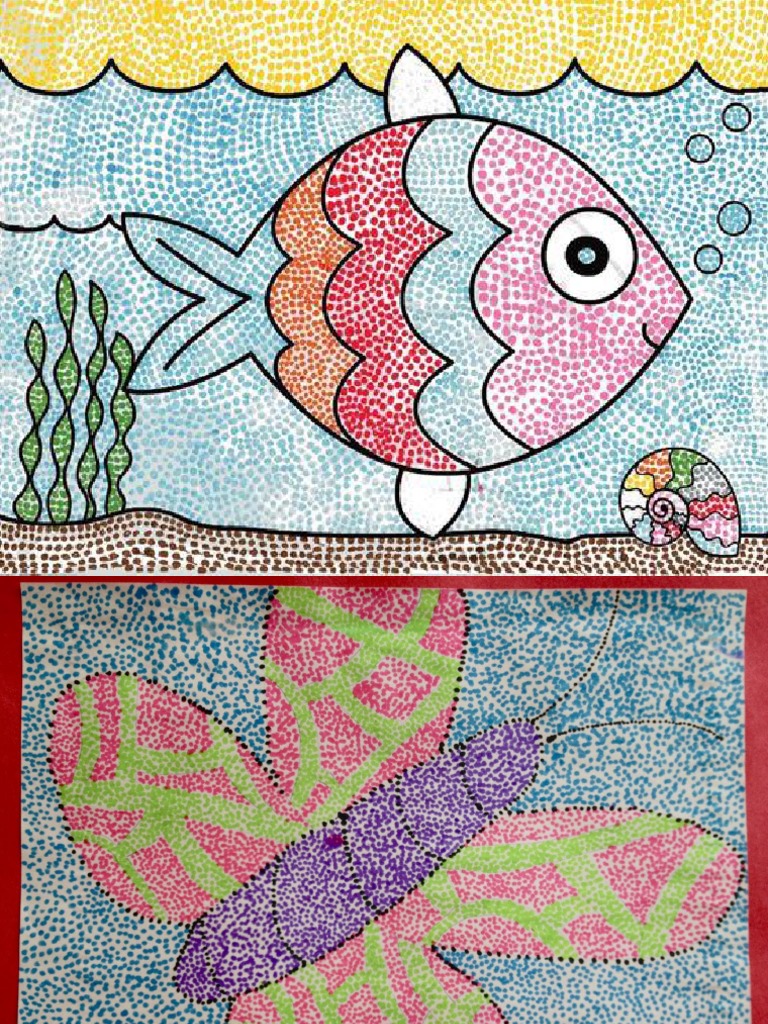 Técnica de Puntillismo | PDF